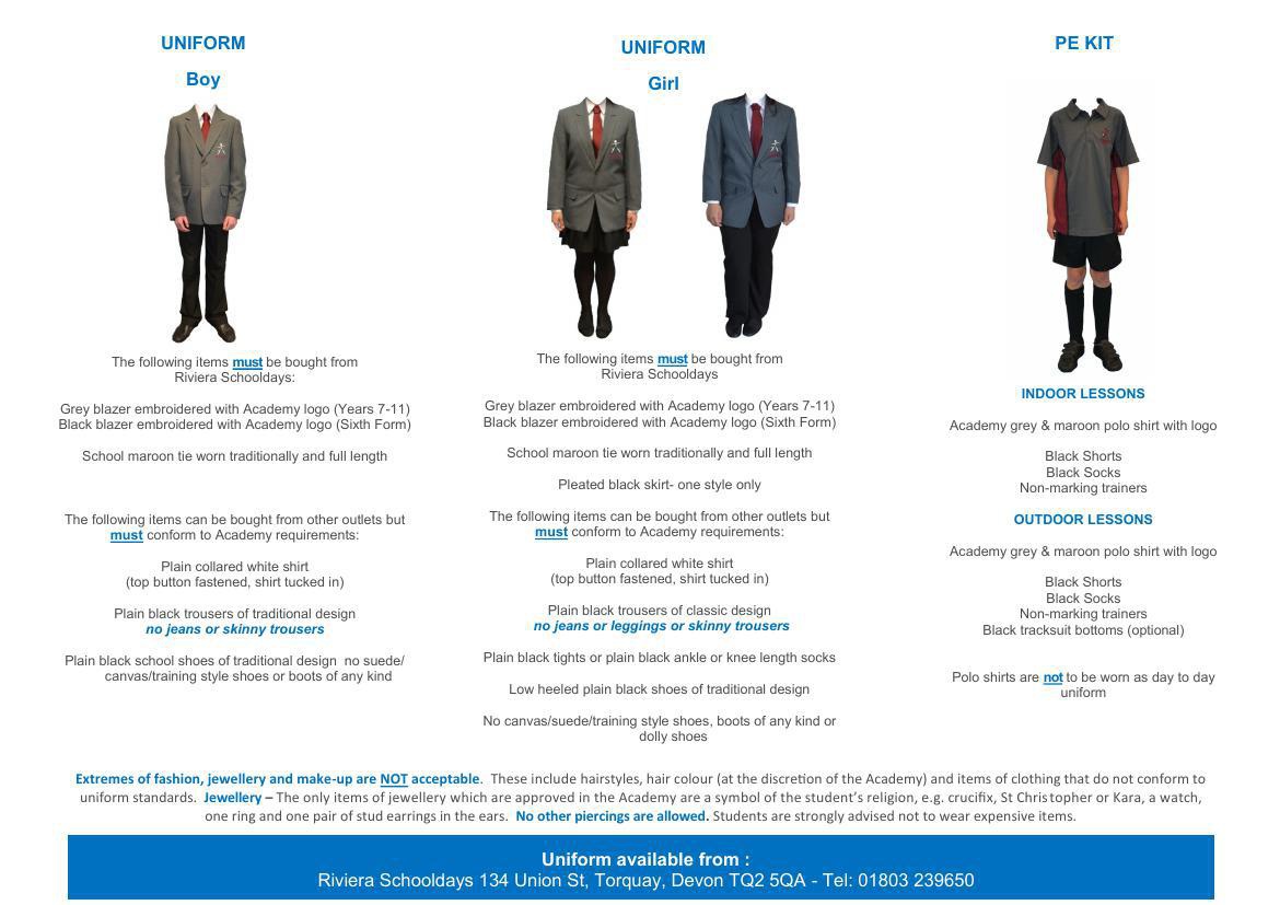 Uniform by Torquay Academy - Flipsnack