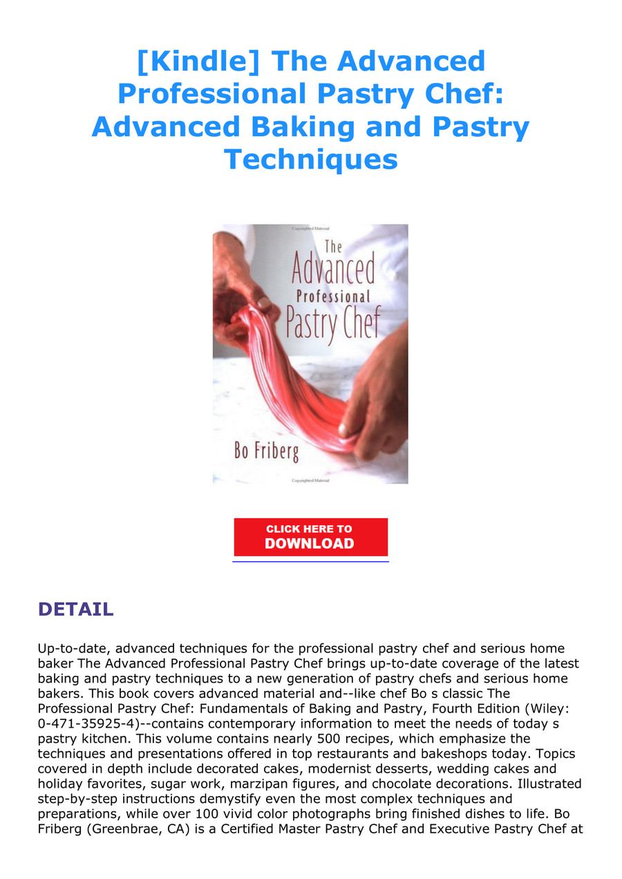 The-Advanced-Professional-Pastry-Chef-Advanced-Baking-and-Pa by ...