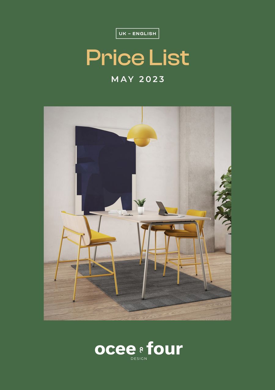 Collection Price List - UK by Ocee & Four Design