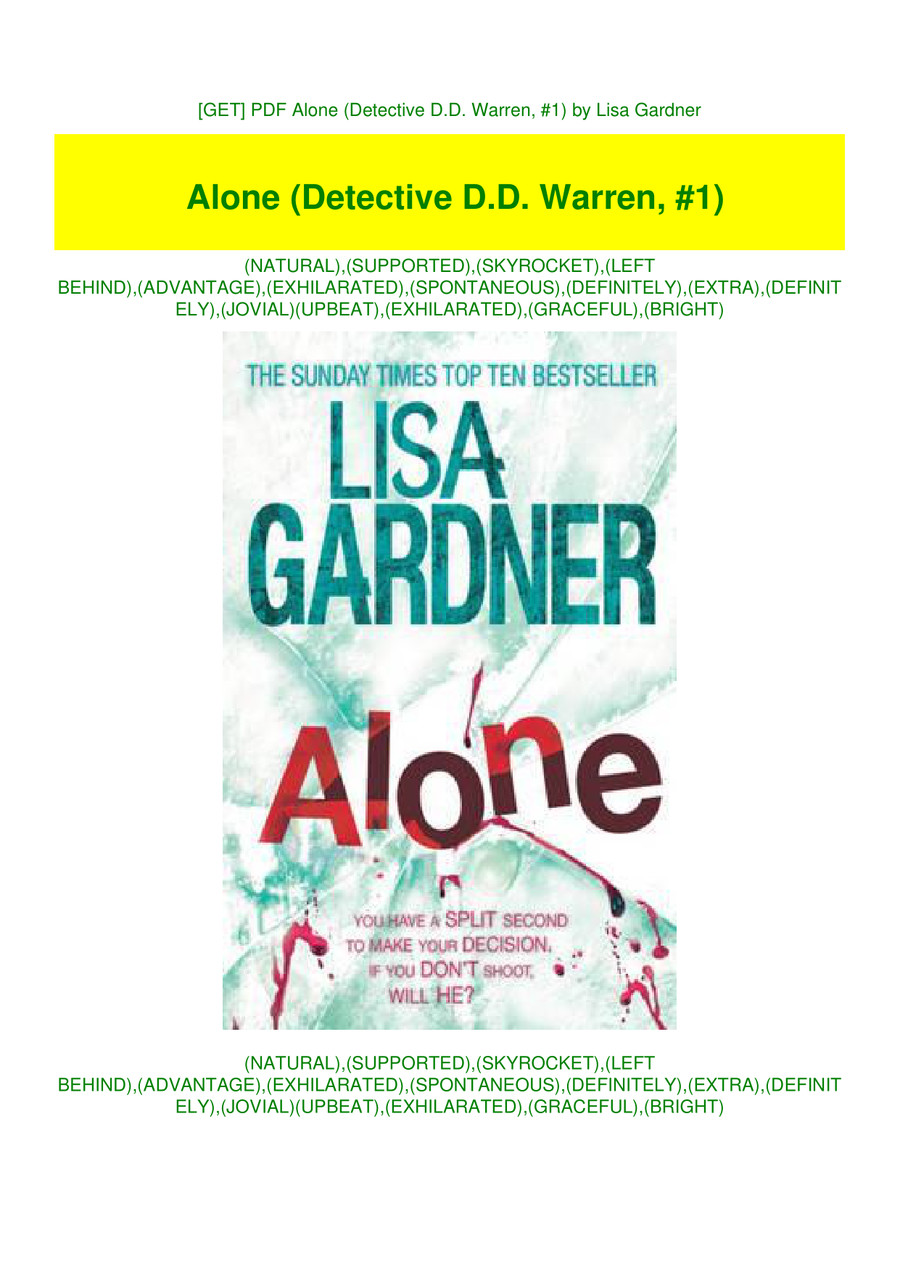 [GET] PDF Alone (Detective D.D. Warren, #1) by Lisa Gardner by ...