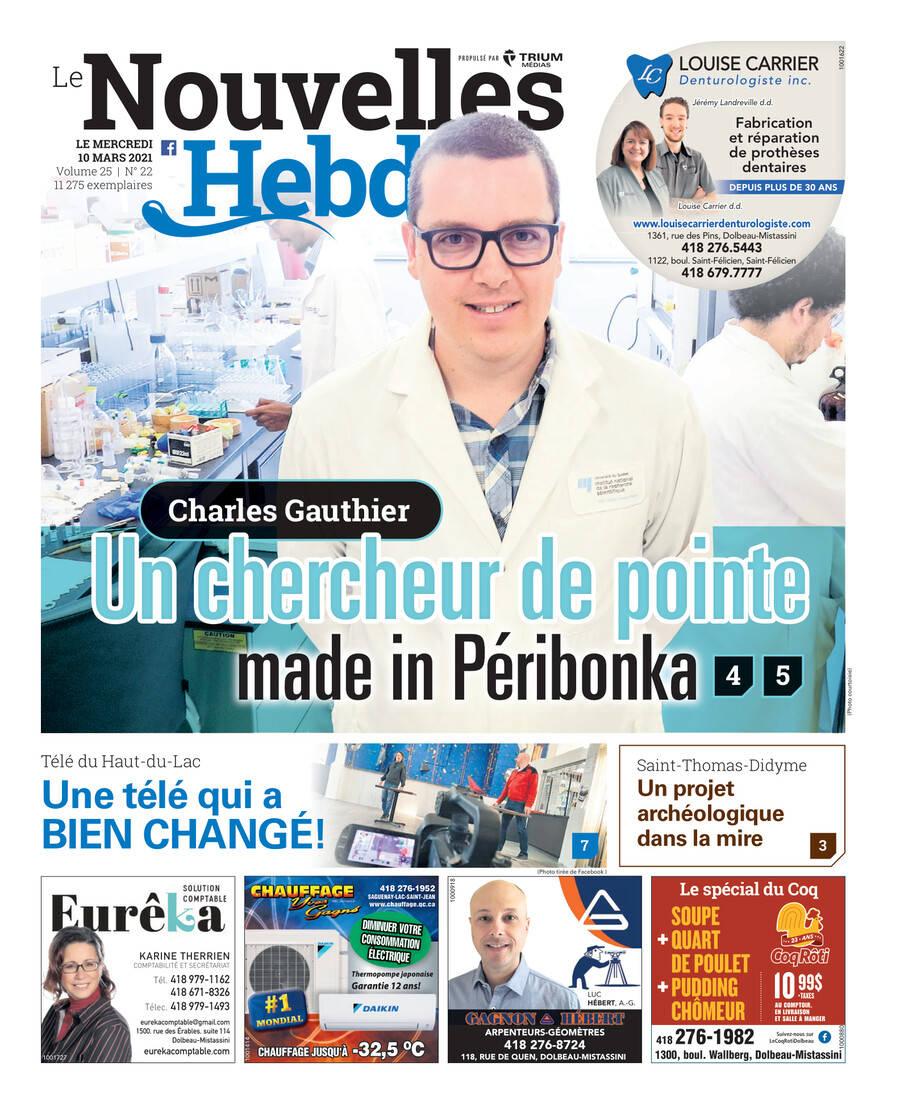 Journal Le Nouvelles Hebdo, 10 mars 2021 by Trium Médias - Flipsnack