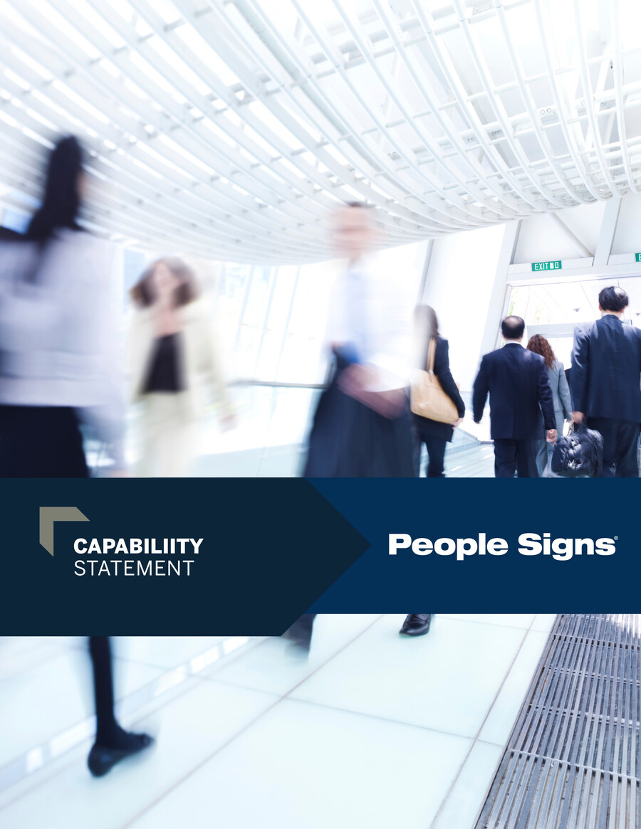 People Signs Capability Statement by People Signs - Flipsnack