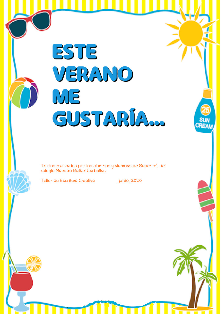 este verano me gustaría... by Carmen Colegio - Flipsnack