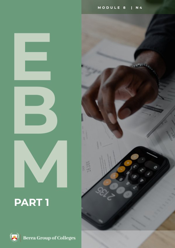 EBM N4 Module 8 Part 1 by E-Publishing - Flipsnack