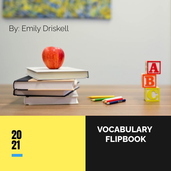 Vocabulary Flipbook by Emily - Flipsnack