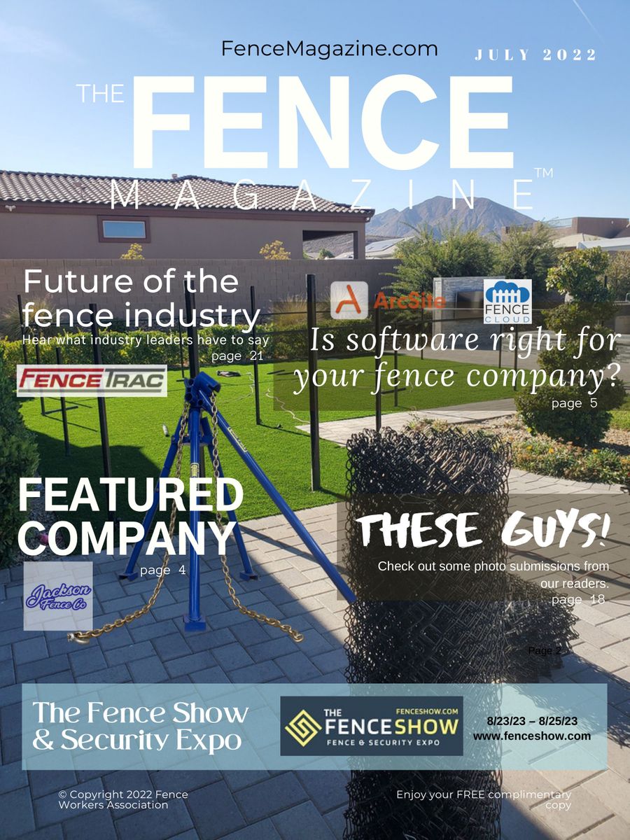 The Fence Magazine - July 2022 by Brian Frederiksen - Flipsnack