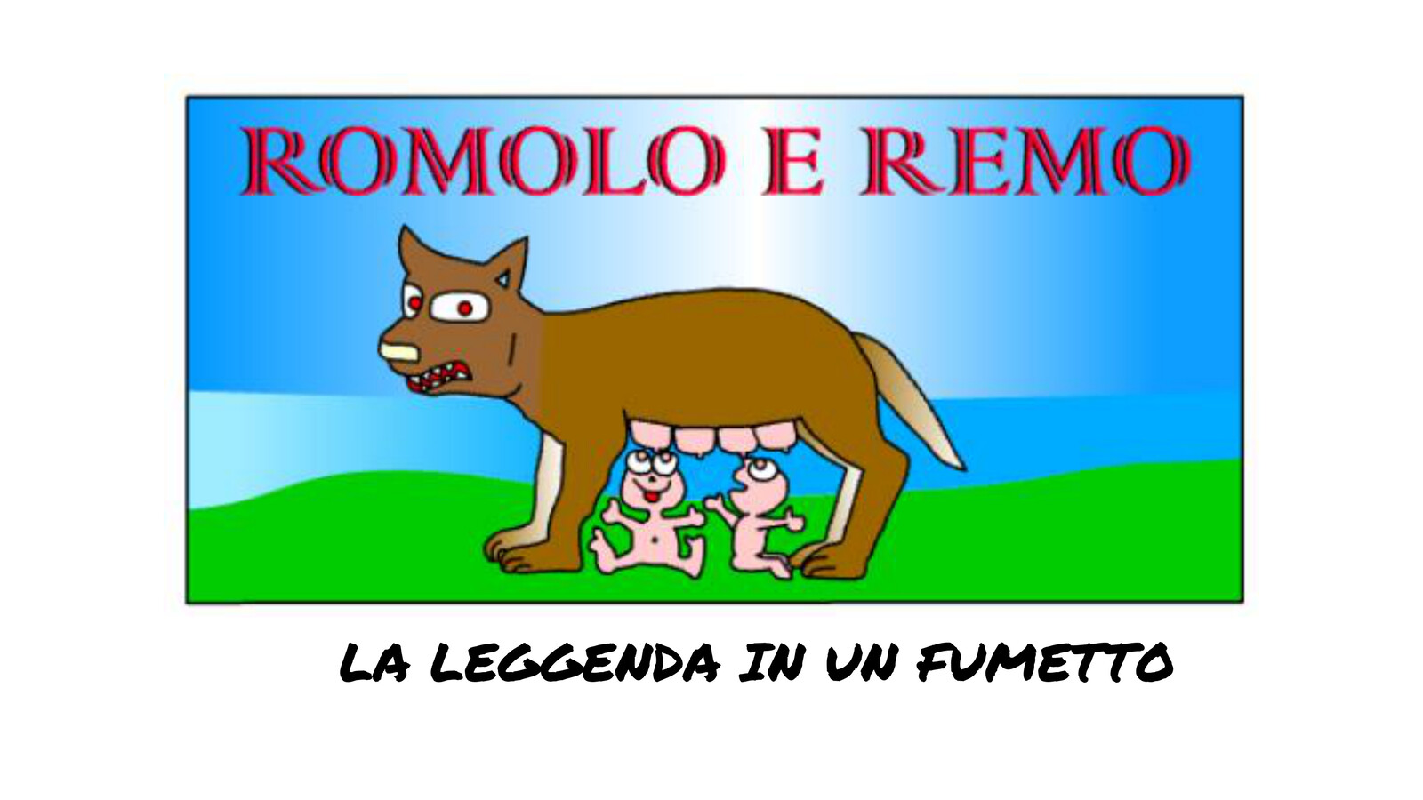 la storia a fumetti. La leggenda di Romolo e Remo by MARIA MAIMONE ...
