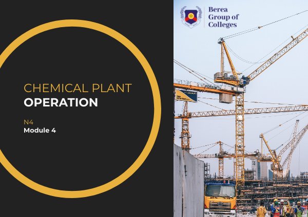 Chemical Plant Operation N4 Module 4 by E-Publishing - Flipsnack