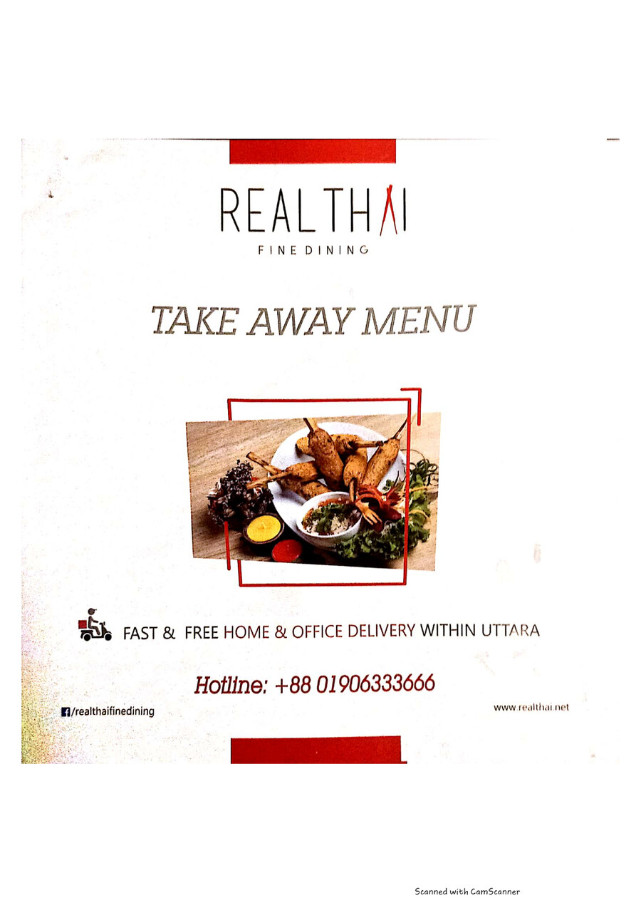 Realthai Menu Book by Real Thai - Flipsnack