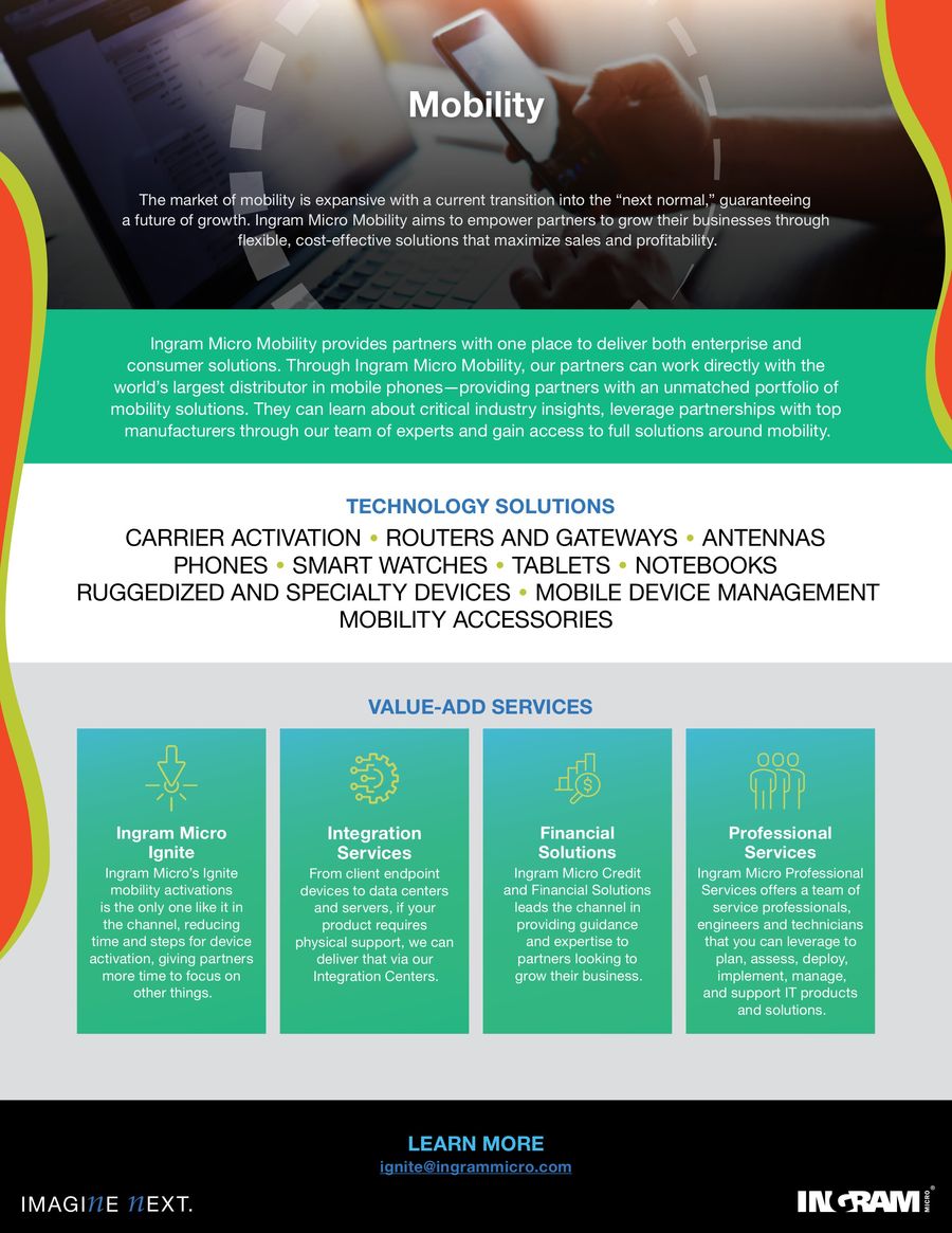 Mobility Line Card by Ingram Micro...
