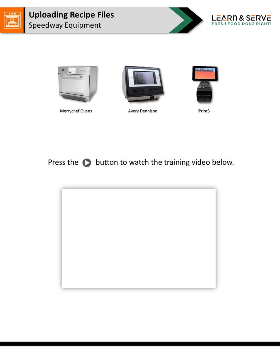 Speedway - Uploading Recipes by Learn & Serve - Flipsnack