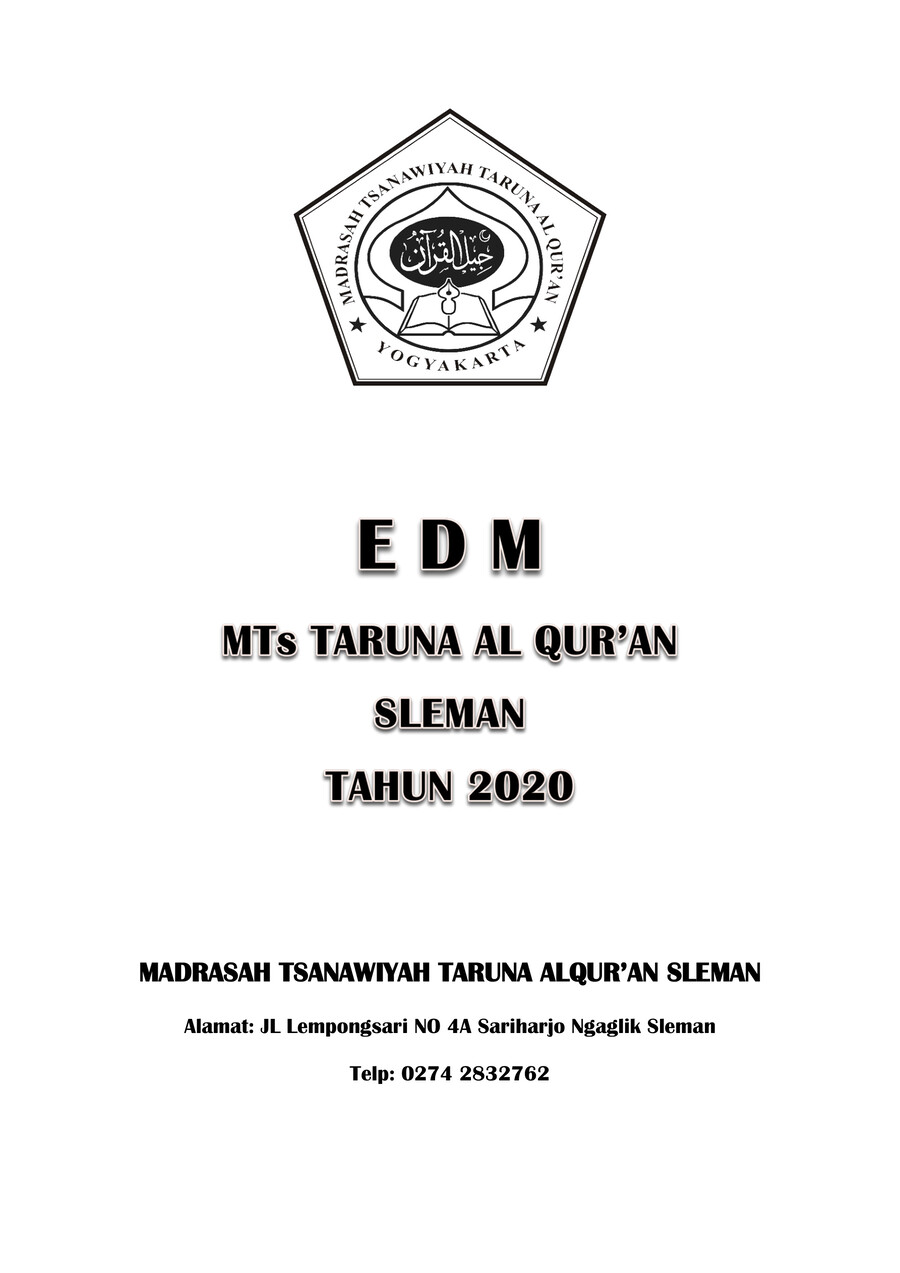 EDM MTs TARUNA AL QUR'AN TAHUN 2020 by MTs Taruna... - Flipsnack