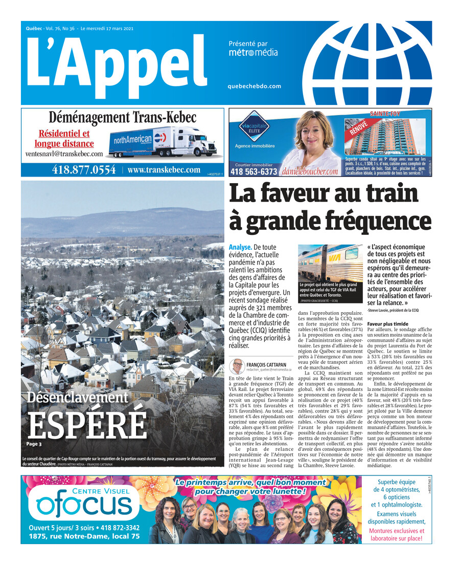 L'Appel - 17 mars 2021 by Metro Media - Flipsnack