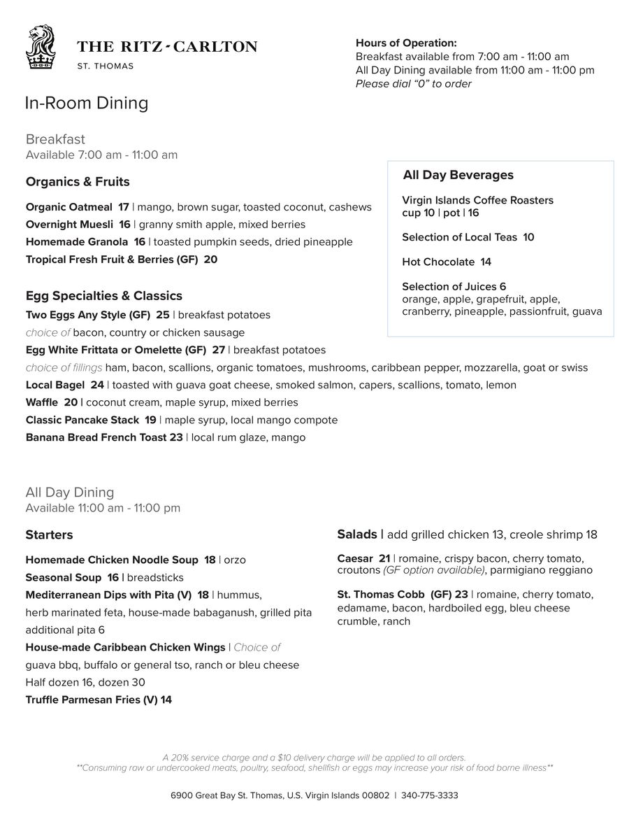 In Room Dining Menu by Abbi Clack - Flipsnack