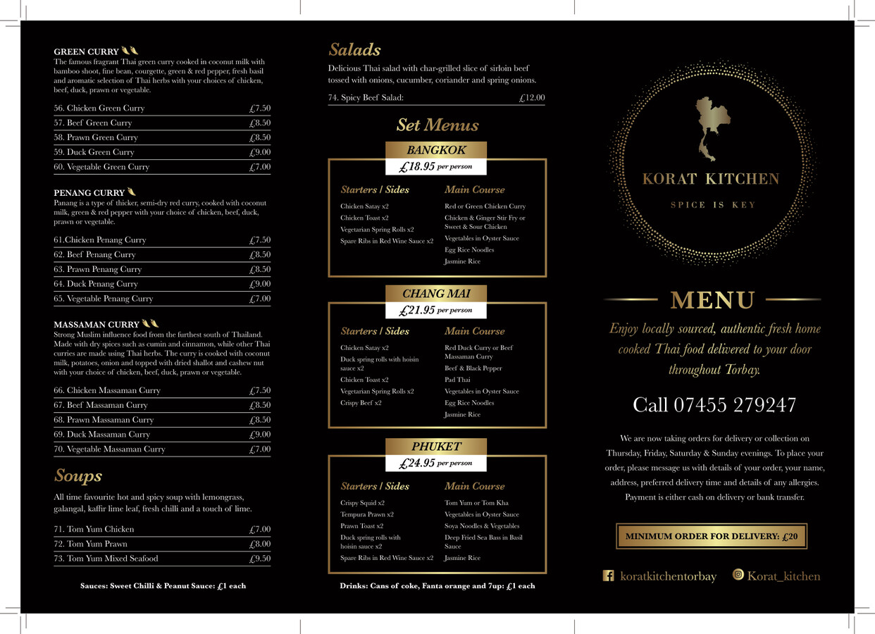 Korat Kitchen Menu by Eddie - Flipsnack