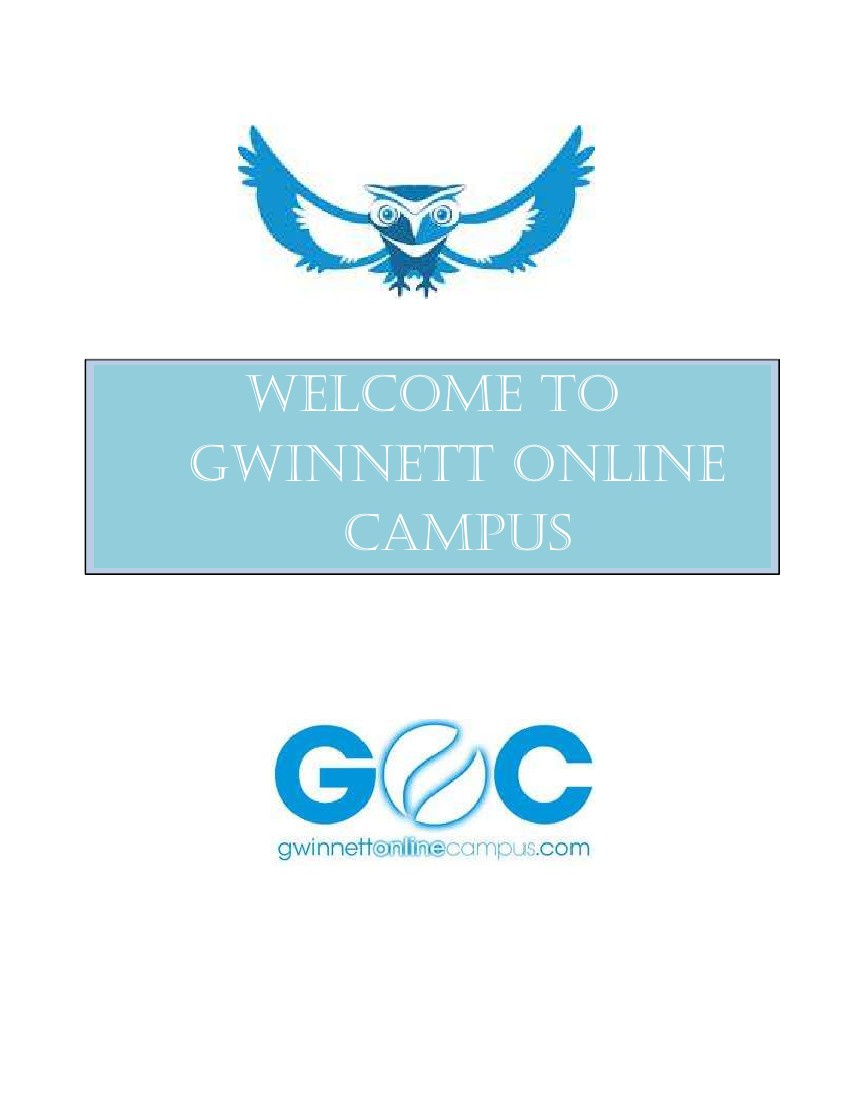 Welcome to Gwinnett Online Campus! by Tracy Rainwater - Flipsnack