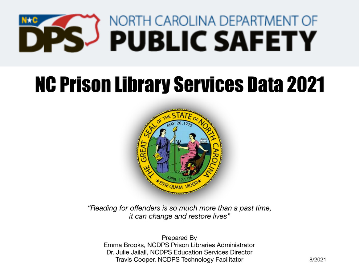 NCDPS 2021-Library Data Report by NCDAC - Flipsnack
