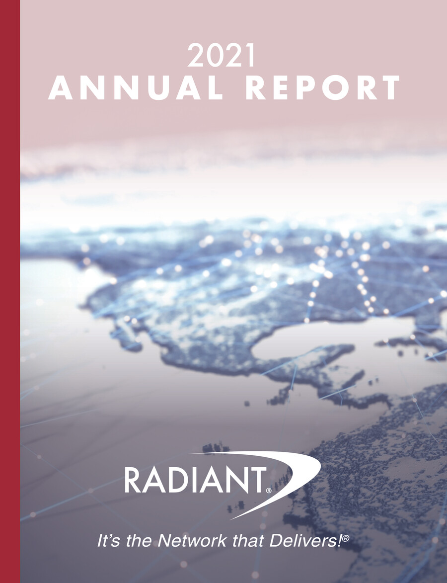2021 Radiant Logistics Inc Annual Report by Radiant... - Flipsnack