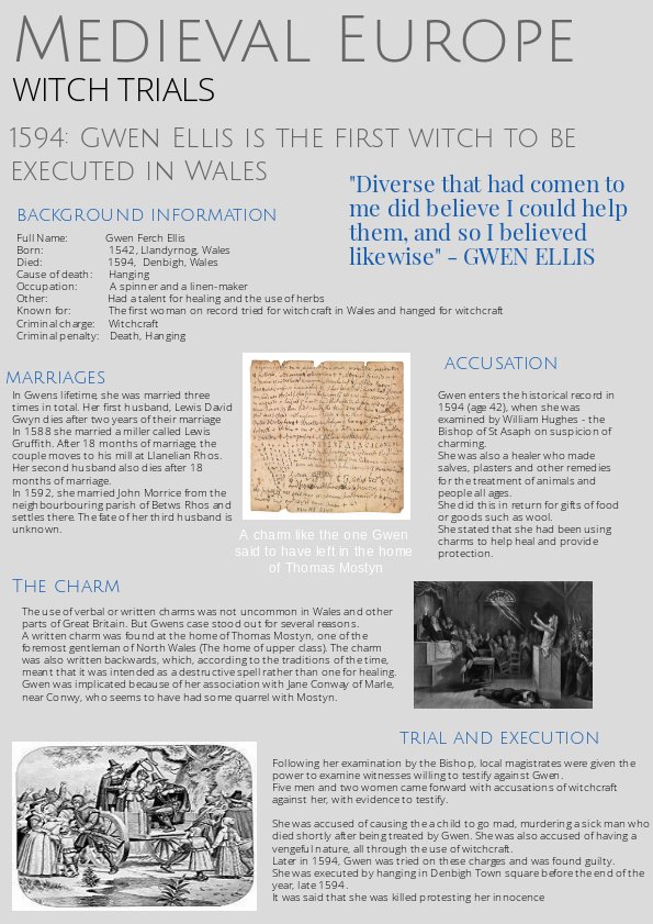 Medieval Europe Witch Trials by Amber - Flipsnack