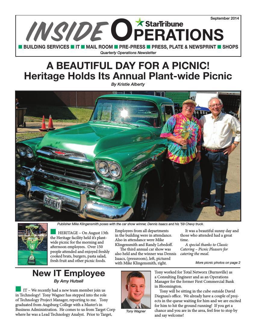 Operations Newsletter Q3 - 2014 by Ken W - Flipsnack