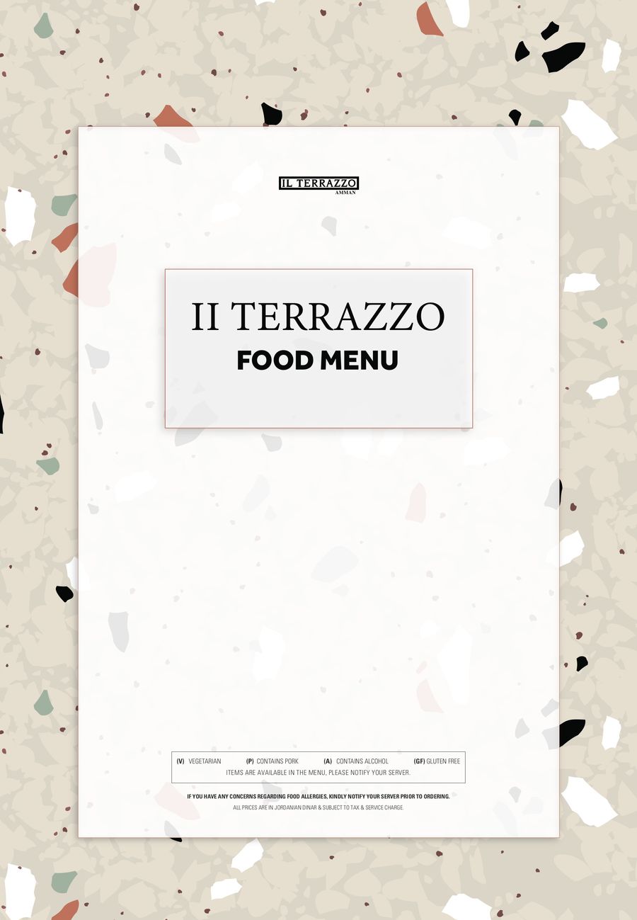 Amman Marriott II Terrazzo Food & Beverage Menu by Cluster... - Flipsnack