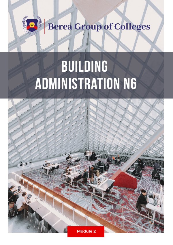 Building Administration N6 module 2 by siyabongam