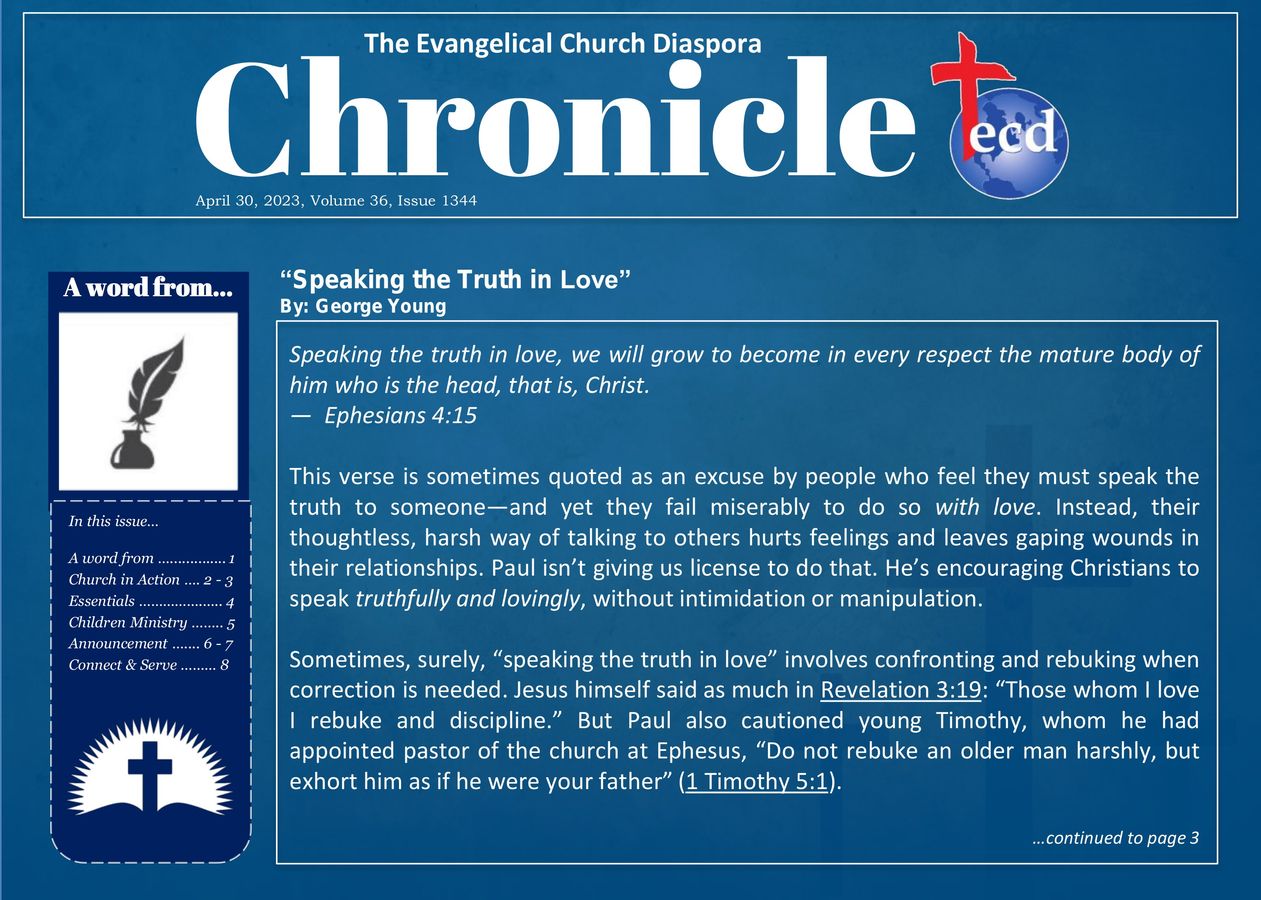 TECD Chronicle 30 APRIL 2023 by Pamela Gunda - Flipsnack