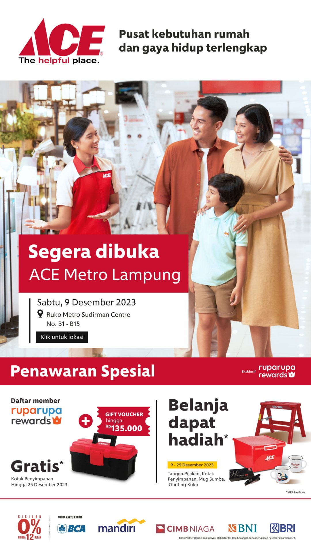 E-flyer Pre-opening ACE Metro Lampung by ACE Indonesia - Flipsnack