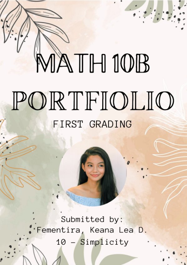Mathematics 10B Portfolio by Keana Lea D.... - Flipsnack