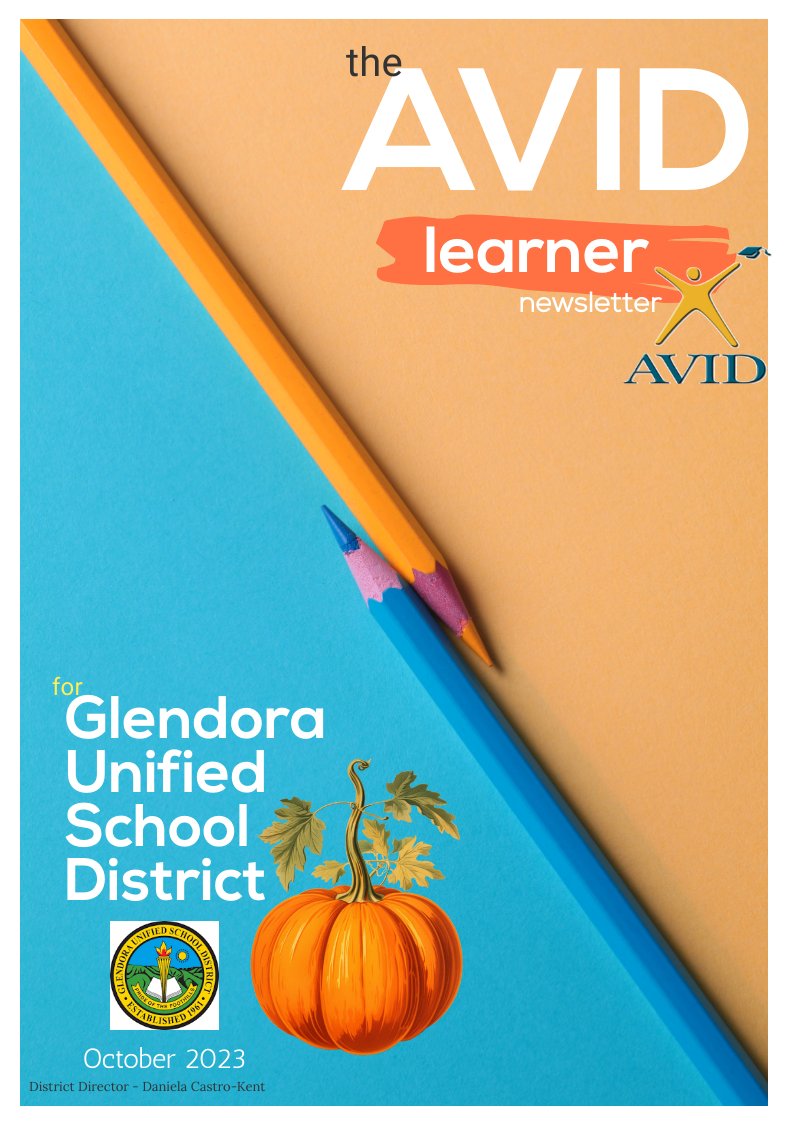 GUSD AVID Learner October 2023 by Daniela Kent - Flipsnack