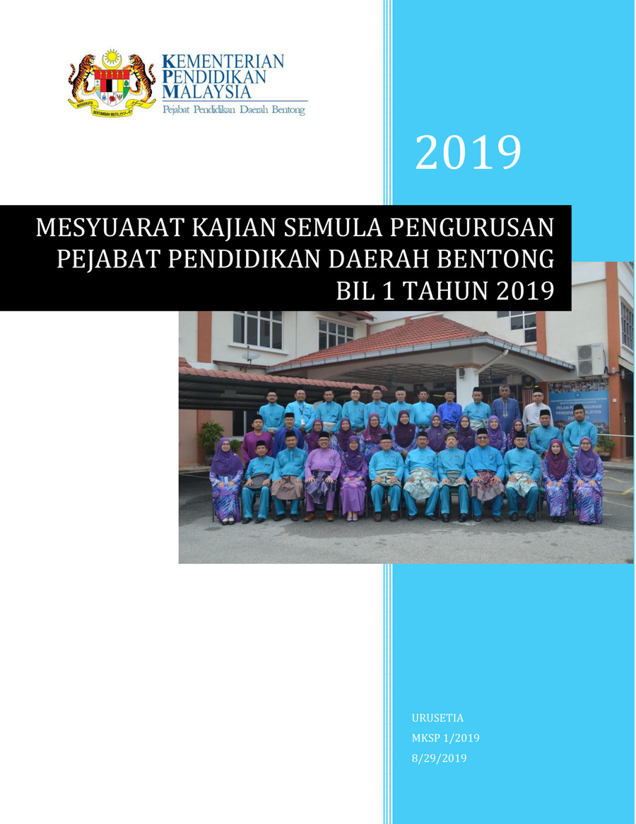 BUKU MKSP PPD BENTONG BIL.1 2019 by Rizal Rasli - Flipsnack