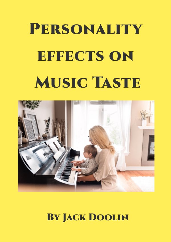 Personality Effects on taste in music by Jack Doolin - Flipsnack