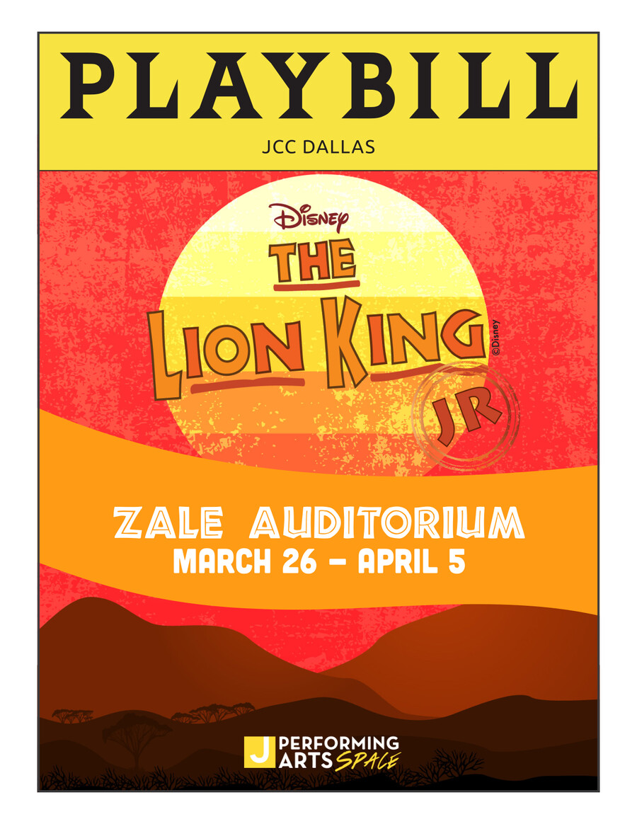 JCC Dallas The Lion King Jr. Playbill by JCC Dallas - Flipsnack