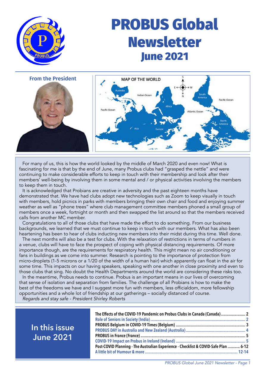 June 2021 Newsletter - Ireland - Email by Global Probus - Flipsnack