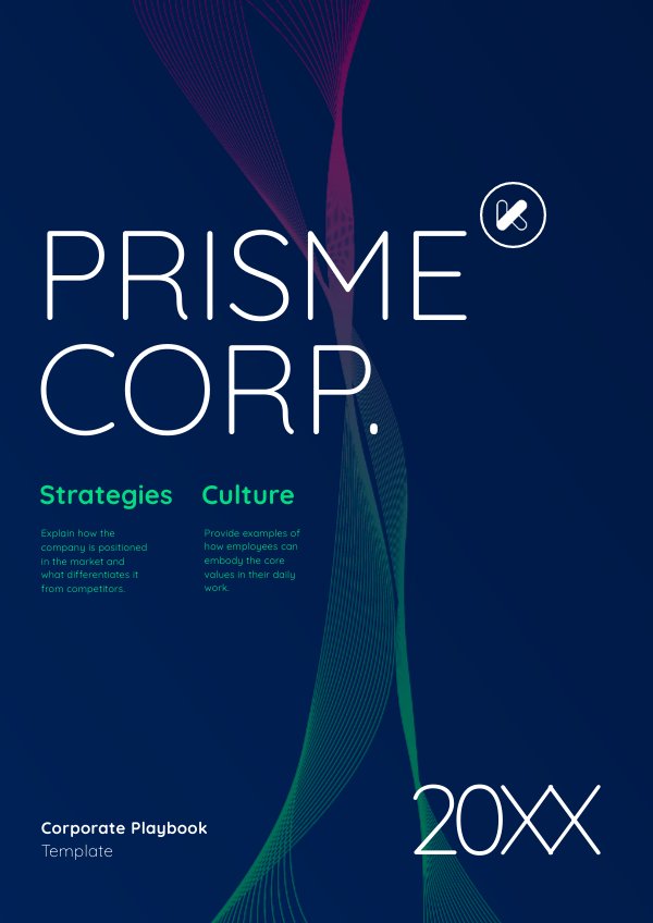 Corporate Playbook Template by Flipsnack templates - Flipsnack