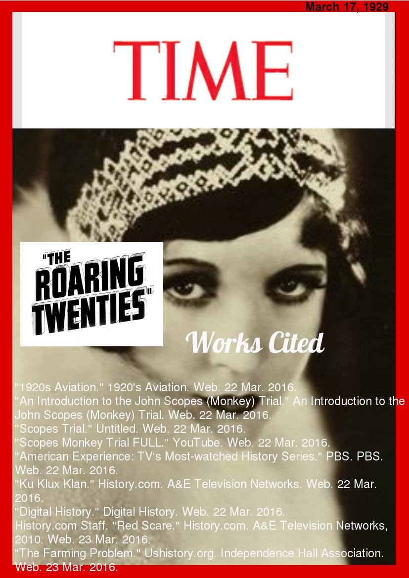 1920s Time Magazine Flipbook by MaddyFrench - Flipsnack