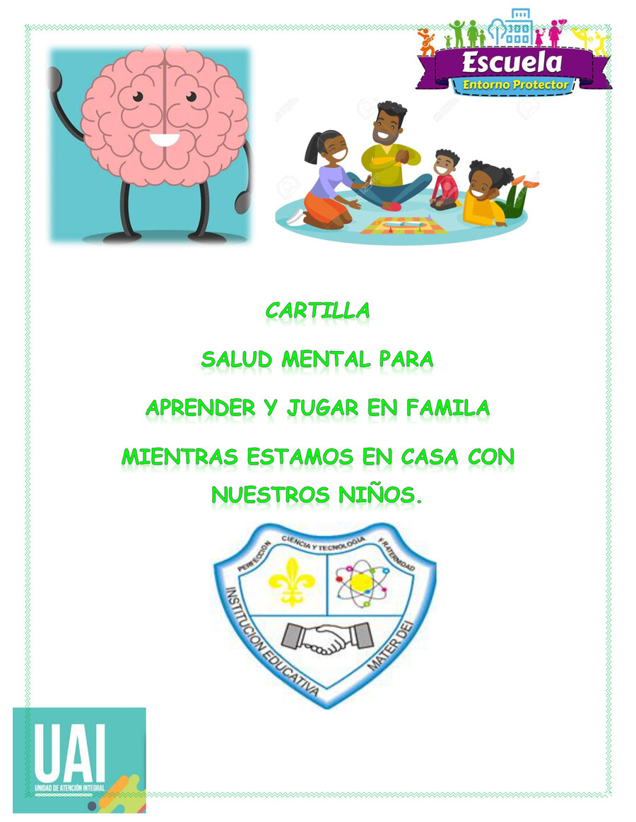 SALUD MENTAL PARA APRENDER Y JUGAR EN FAMILA by Cindy Ramirez - Flipsnack