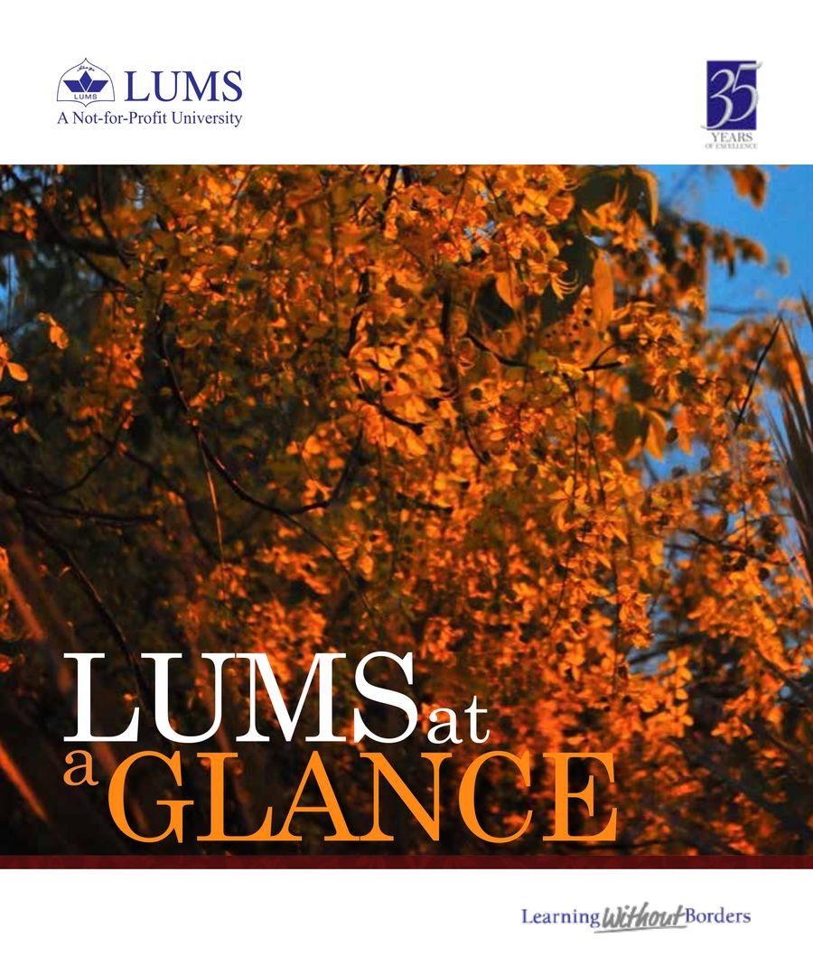 LUMS_at_a_Glance_2021_22_0 by LUMS - Flipsnack
