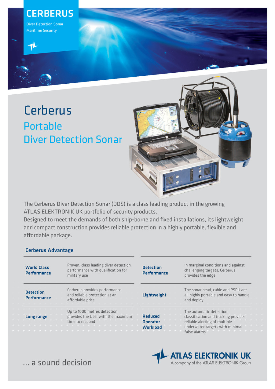 Cerberus Portable Diver Detection Sonar by AEUK - Flipsnack