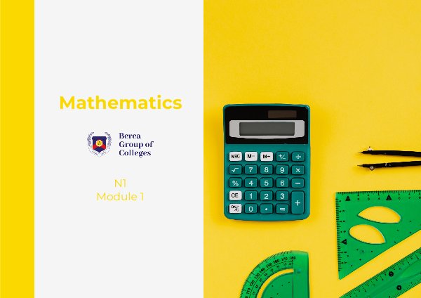 Mathematics N1 module 1 by E-Publishing