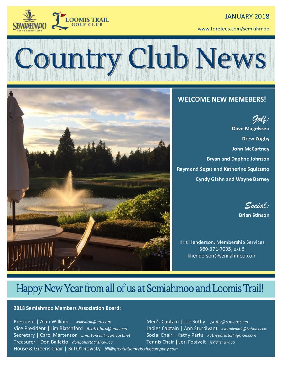 January 2018 Country Club Newsletter by semiahmoogolf - Flipsnack