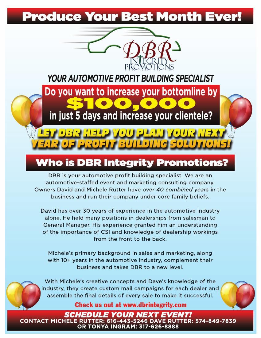 DBR Integrity Promotions by Dave Rutter - Flipsnack
