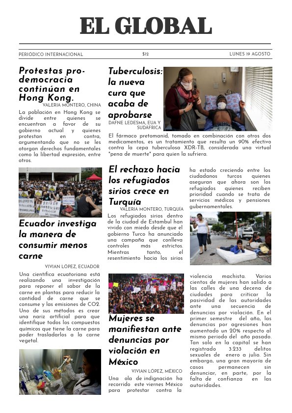 Periódico EL GLOBAL by Dafne - Flipsnack