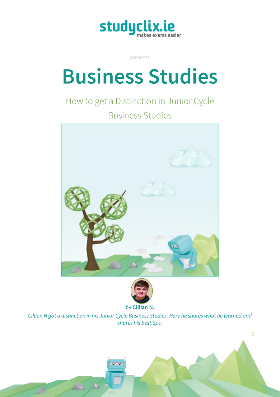 JC Business Studies Guide by Studyclix - Flipsnack