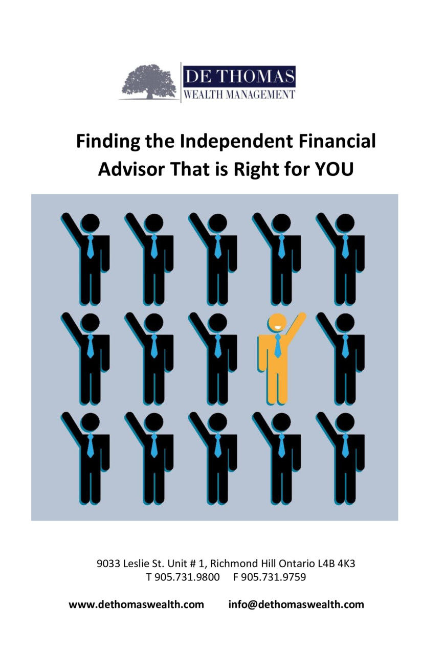 Finding the Independent Financial Advisor That is Right for YOU by De ...