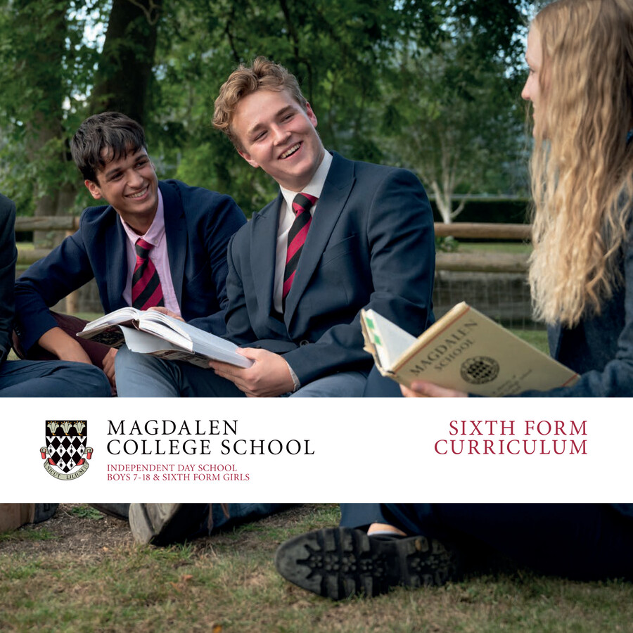 Sixth Form Curriculum 2023 by MCS - Flipsnack