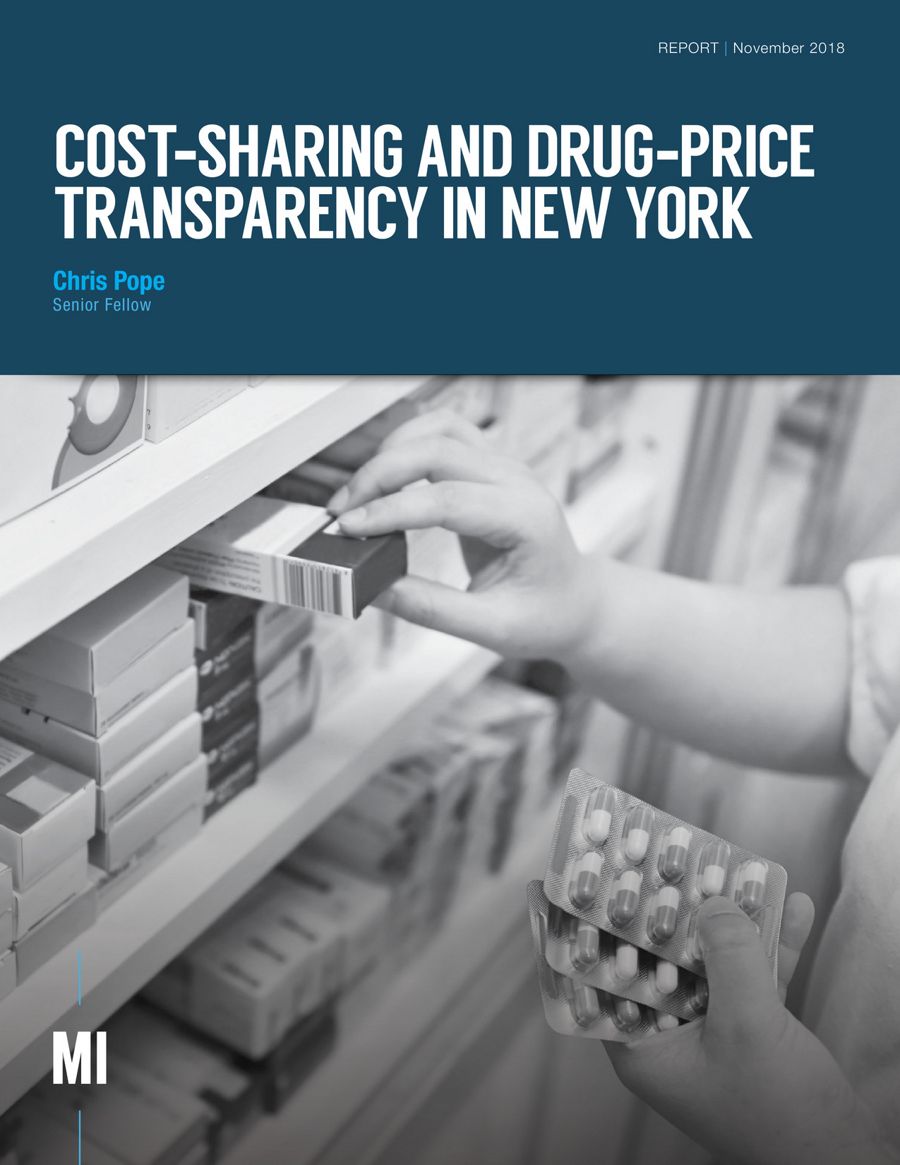 Cost-Sharing and Drug-Price Transparency in New York by Manhattan ...