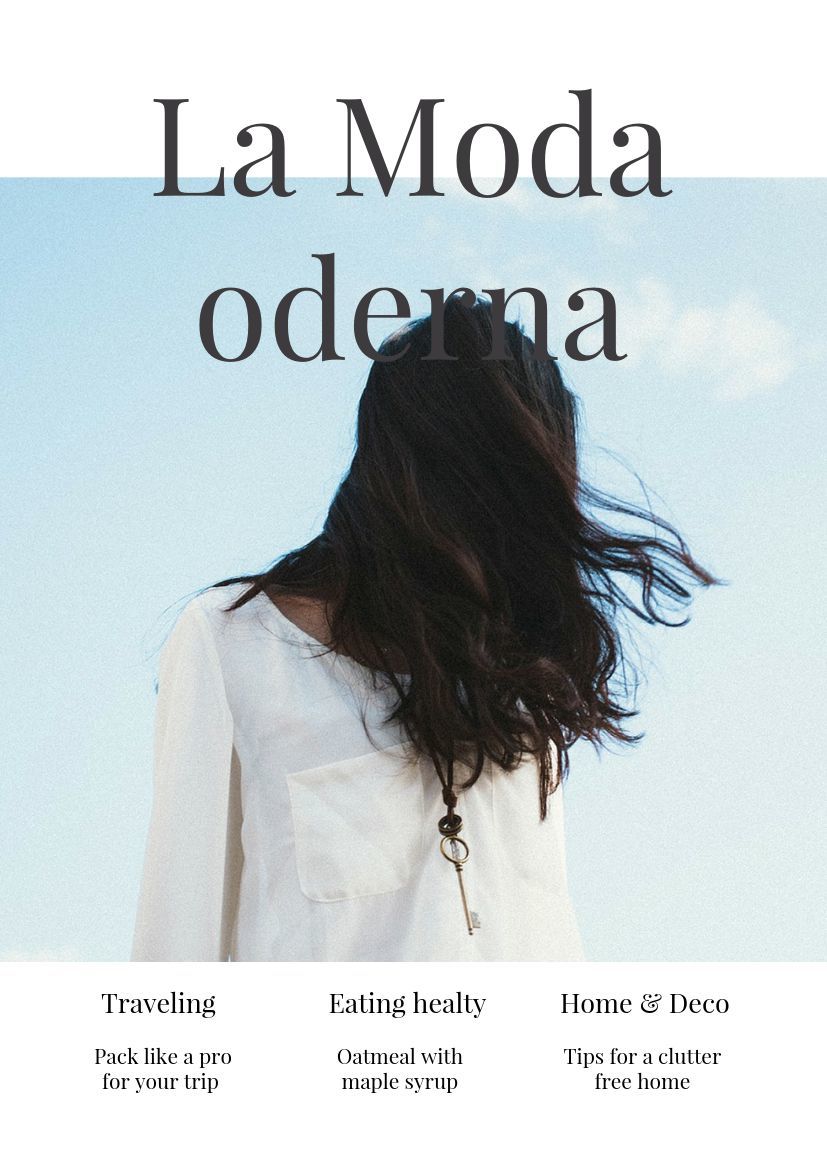 Collin McAdams Spanish Fashion magazine project by student Collin ...