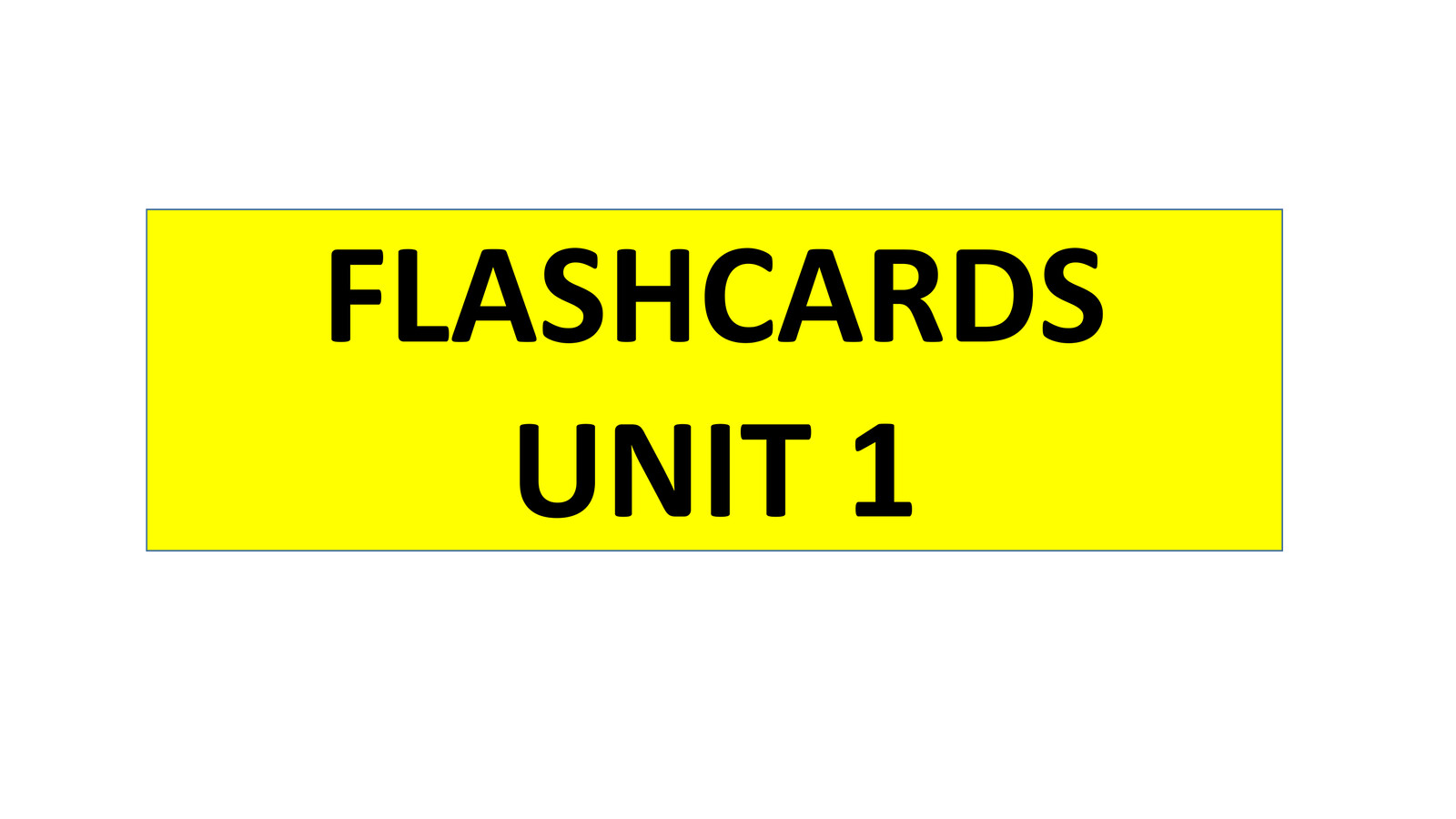 FLASHCARDS UNIT 1 PREKINDER 2021 by - Flipsnack