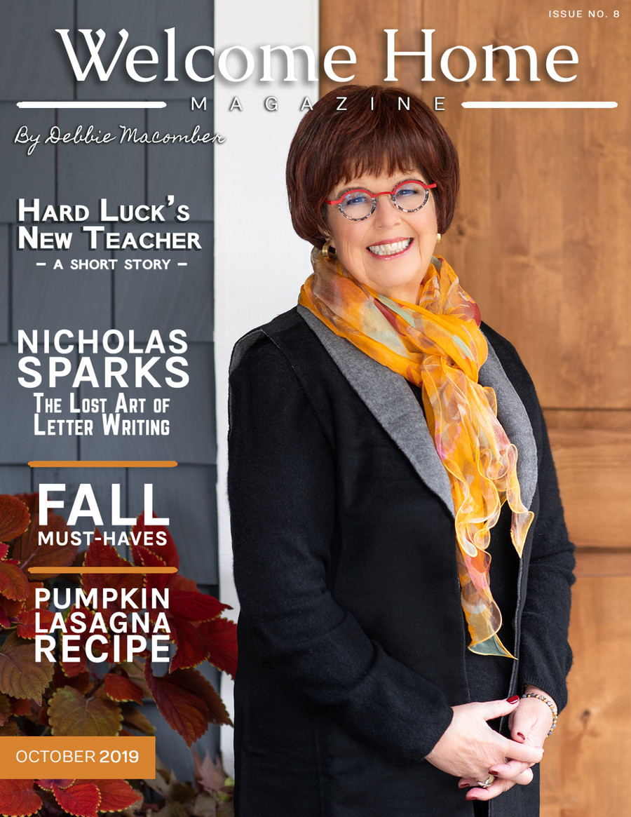 Welcome Home Magazine - October 2019 by Debbie Macomber - Flipsnack